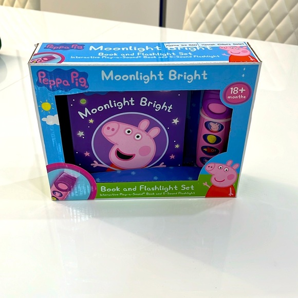 Peppa Pig | Toys | Interactive Play A Sound Book And Flashlight Set ...